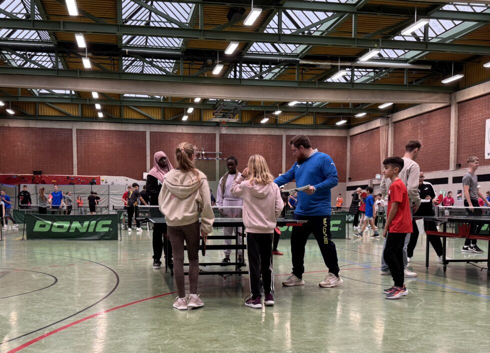 Espen-Team beim Tischtennis | Gesamtschule Espenstrasse